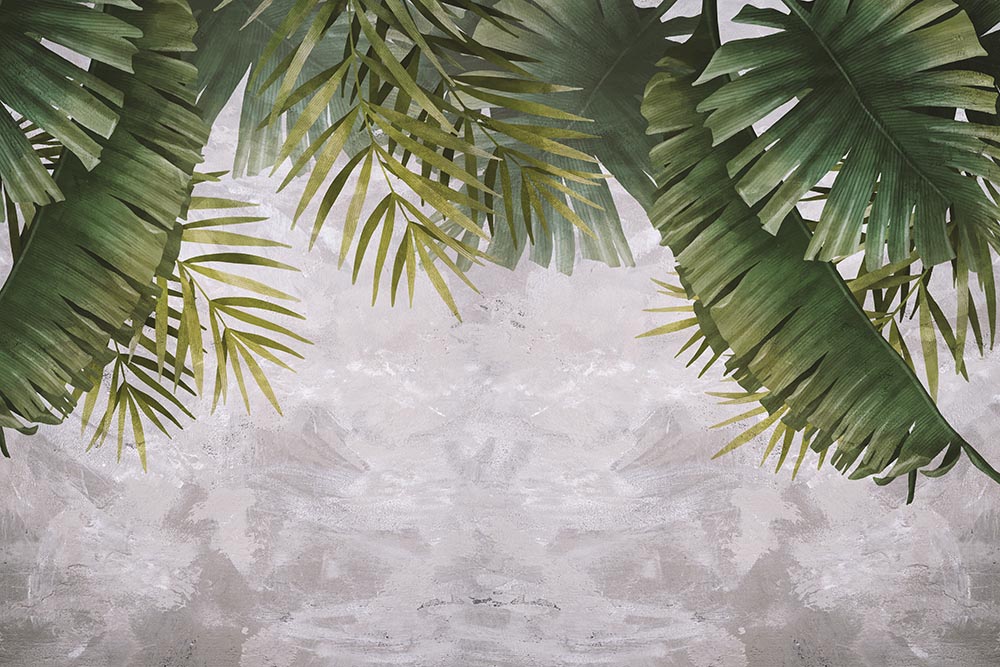 Amazon Orman Yaprakları Tropikal Duvar Kağıdı - 109.32 TL + KDV