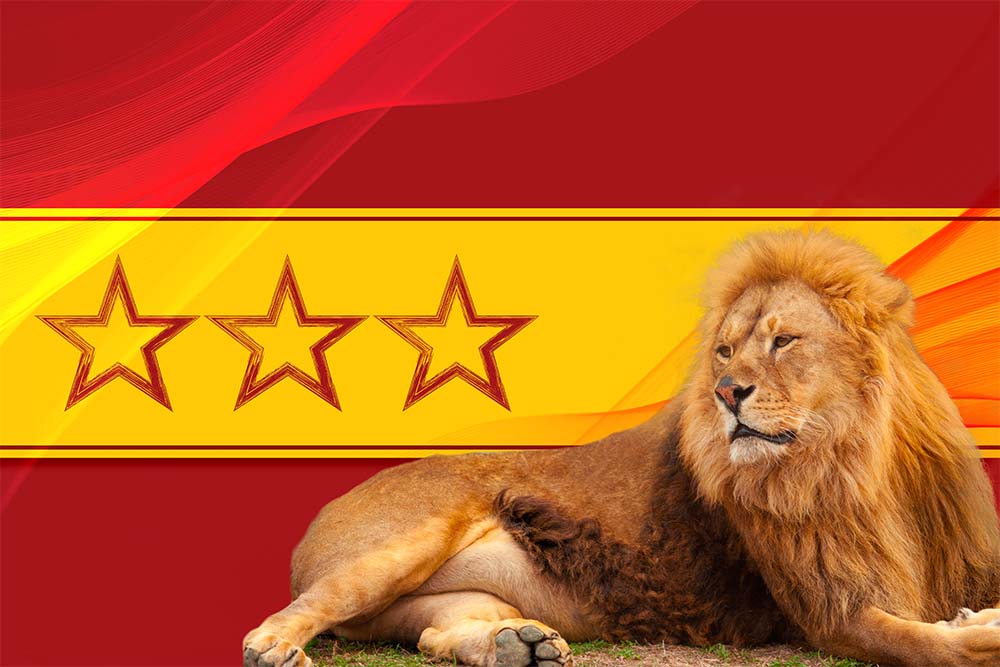 Aslan 3 Yıldız Duvar Kağıdı Cimbom Taraftar - 109.32 TL + KDV